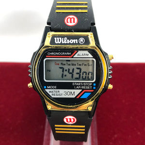 Wilson | Accessories | Wilson Digtal Watch 24hr Stopwatch Gold Black ...